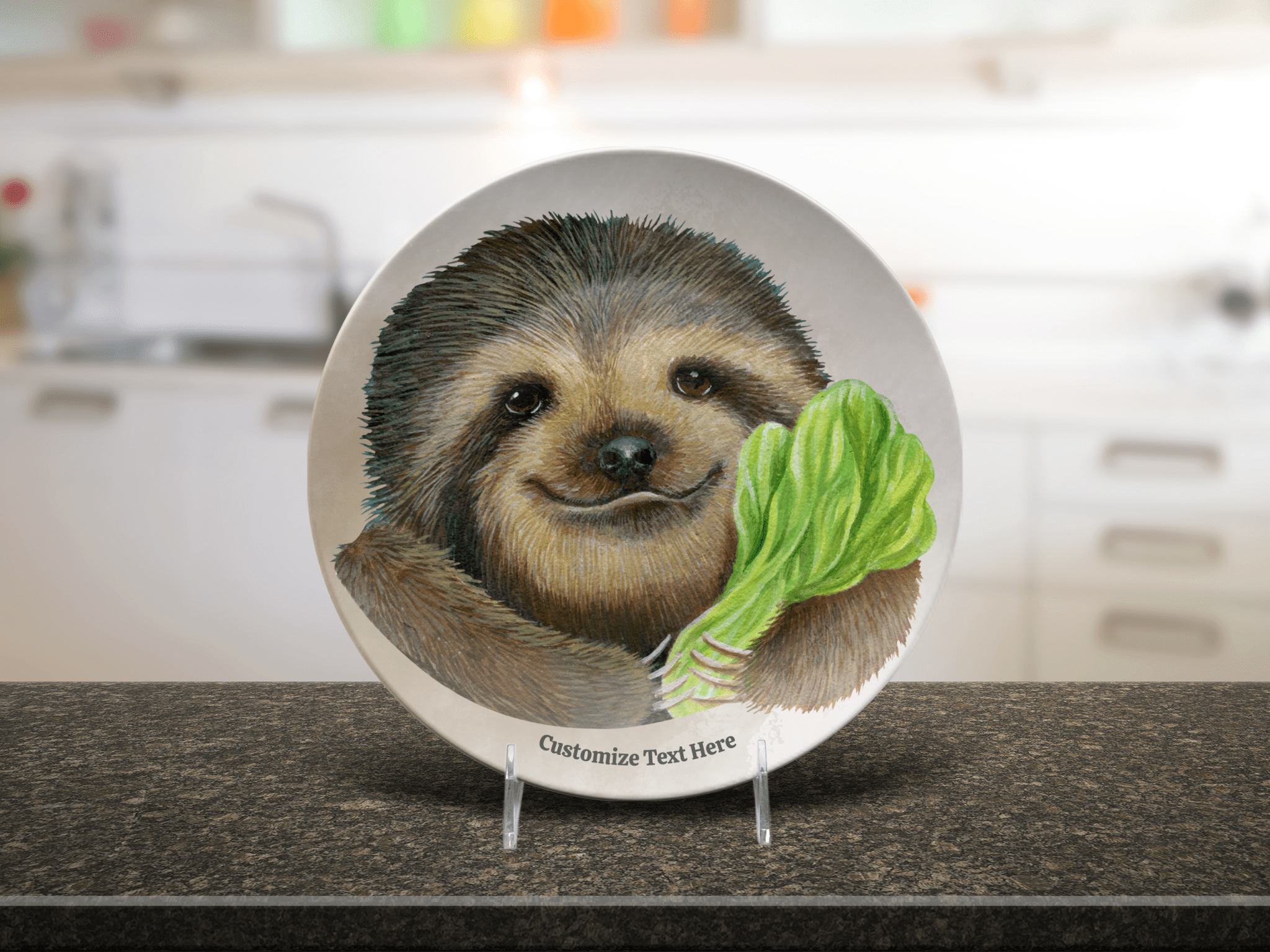 Chill Sloth Mealtime Plate & Bowl – Vegan America