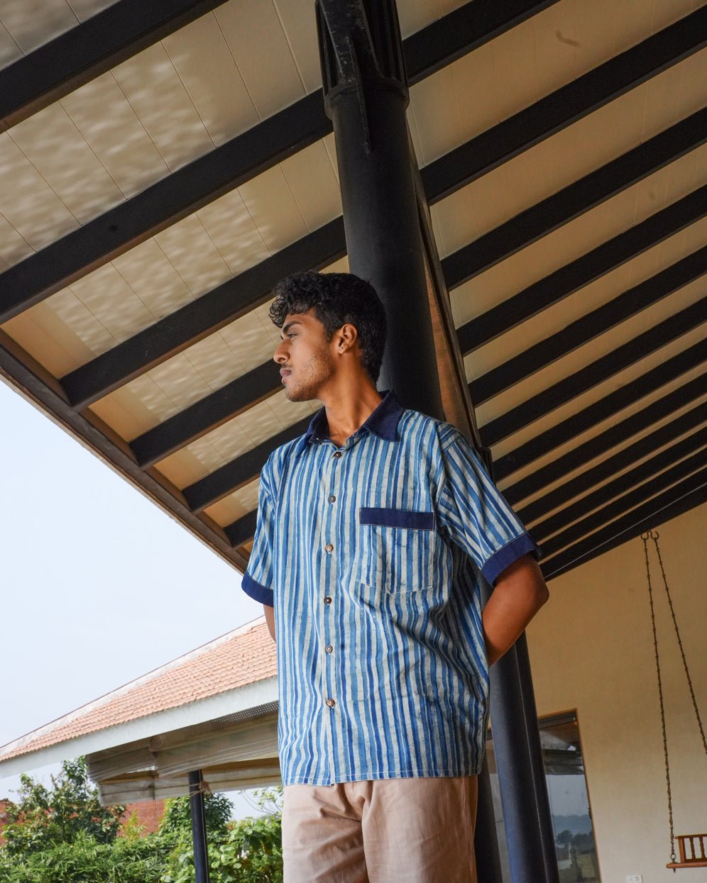 Neel Striped Shirt – Vegan America