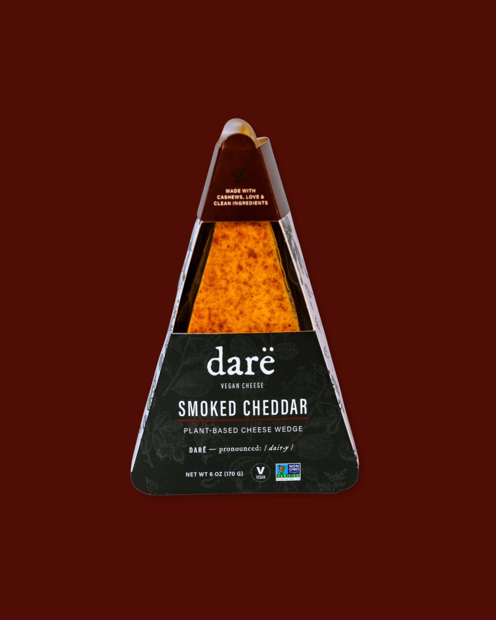 Smoked Cheddar Wedge – Vegan America