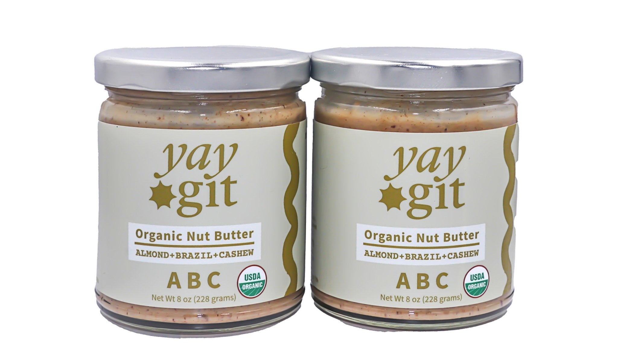 ABC (2 PACK) - Almond Brazil Cashew Nut Butter – Vegan America